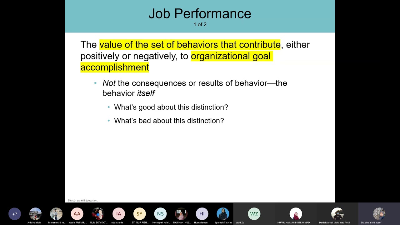 OB : Job Performance - YouTube