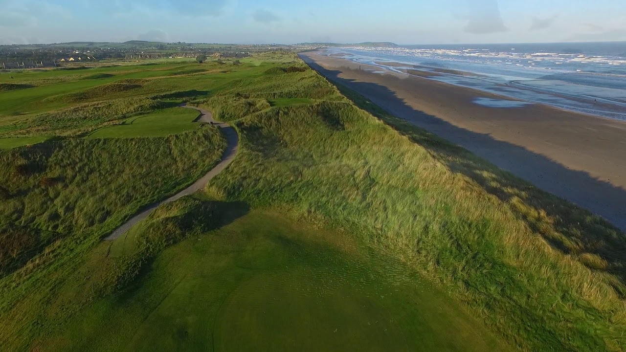 Aerial Footage of Seapoint Golf Links - YouTube