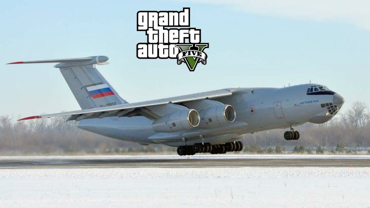 GTA 5 MODS | IL-76M | Enorme Avión de Carga - YouTube