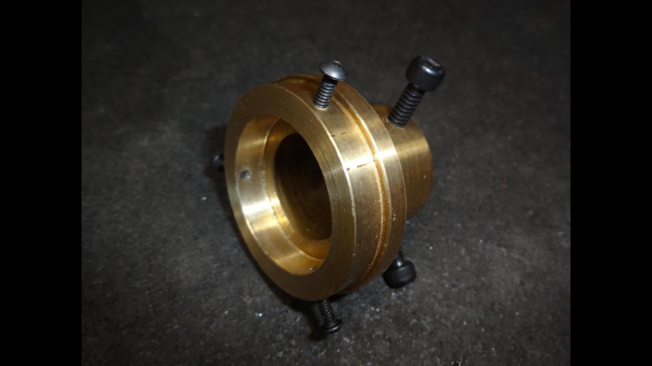 Lathe spindle bore attachment. - YouTube