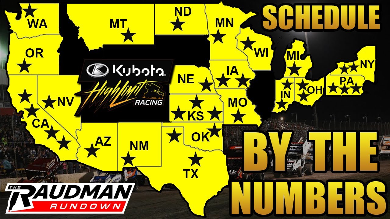 BY THE NUMBERS: Diving Deep into the 2026 High Limit Racing Schedule ...