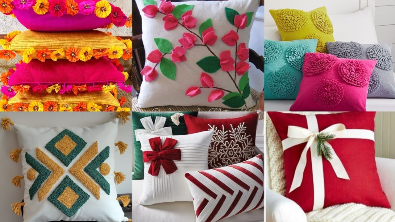 Beautiful cushion design||Wonderful and latest cushion2023 - YouTube