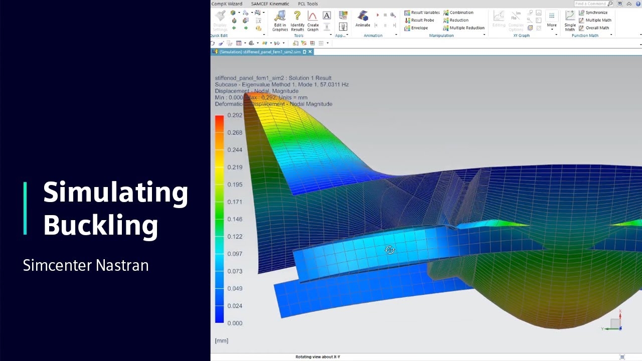 Simulating Buckling | Simcenter Nastran #HowToSimcenter3D # ...