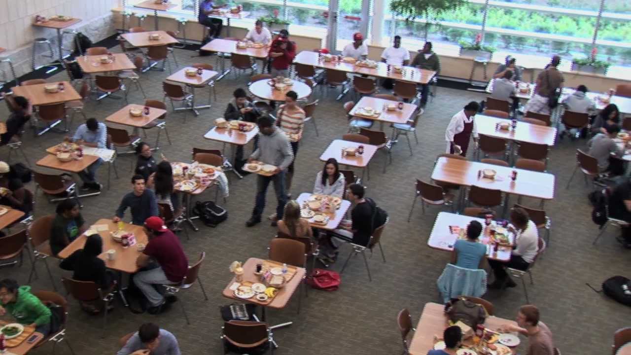 Livingston Dining Commons Opens - YouTube
