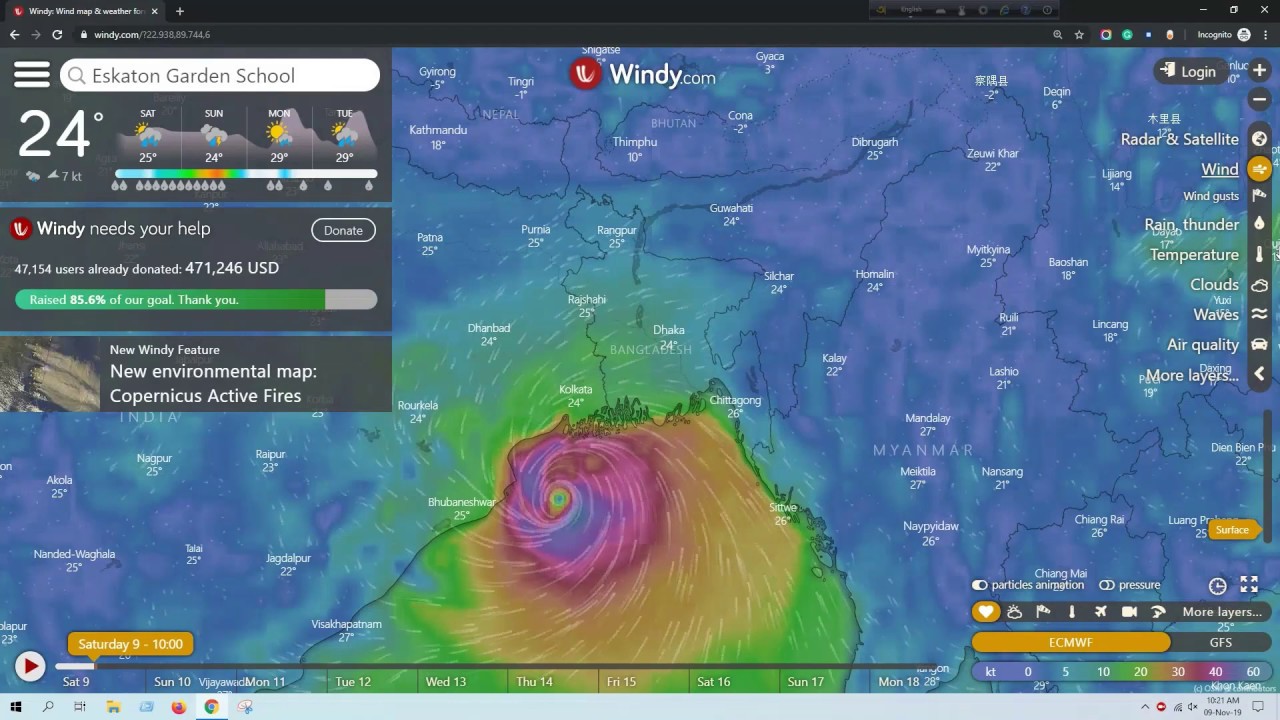 Cyclone Bulbul - YouTube