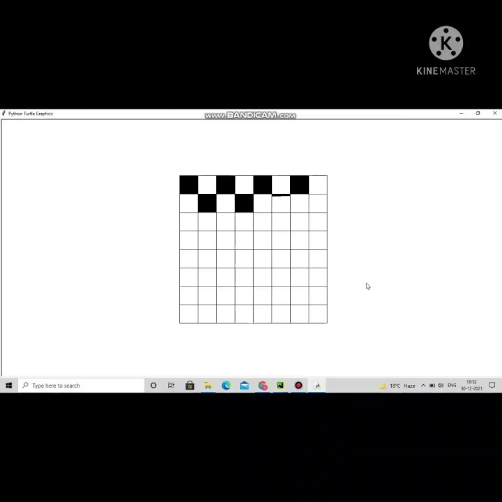 Chess Board🎯 Using Python Turtlepython Turtle Python Tutorial 