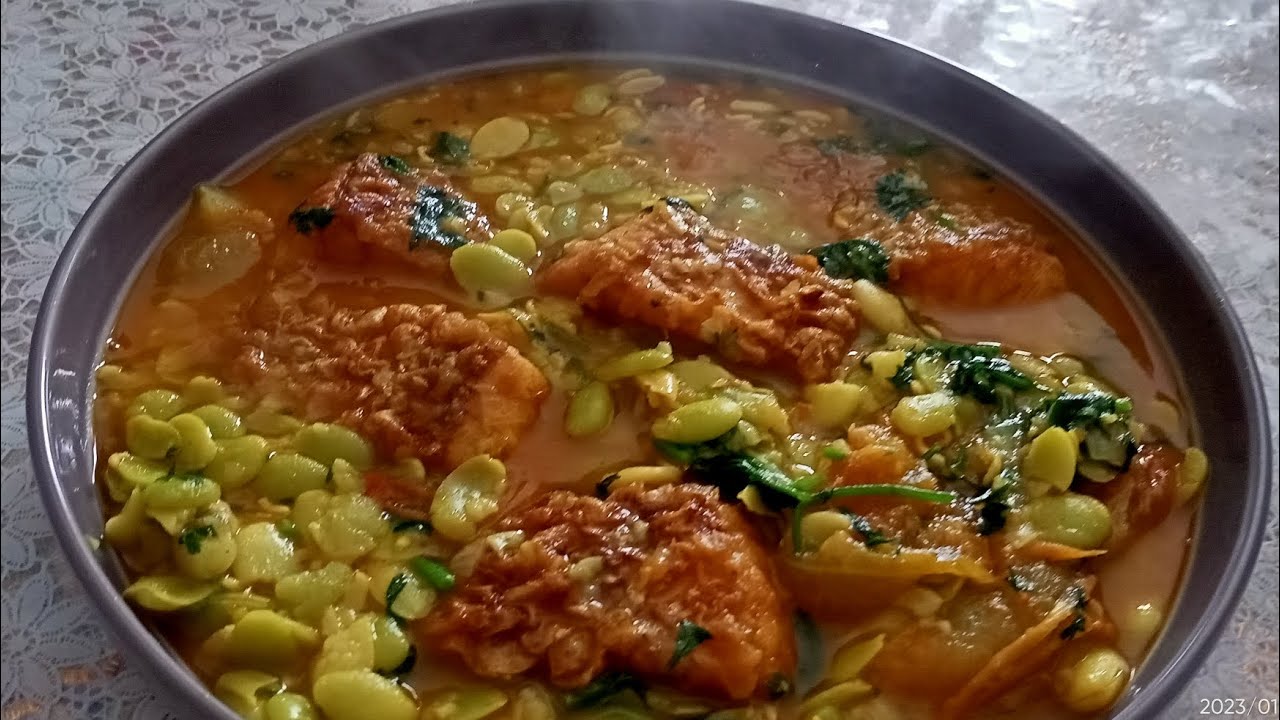 Bean seeds curry recipe with Cuttlefish।। Recipe in bengali style।।# ...