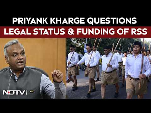 Priyank Kharge Seeks RSS Transparency, Questions Legal Status And Funding