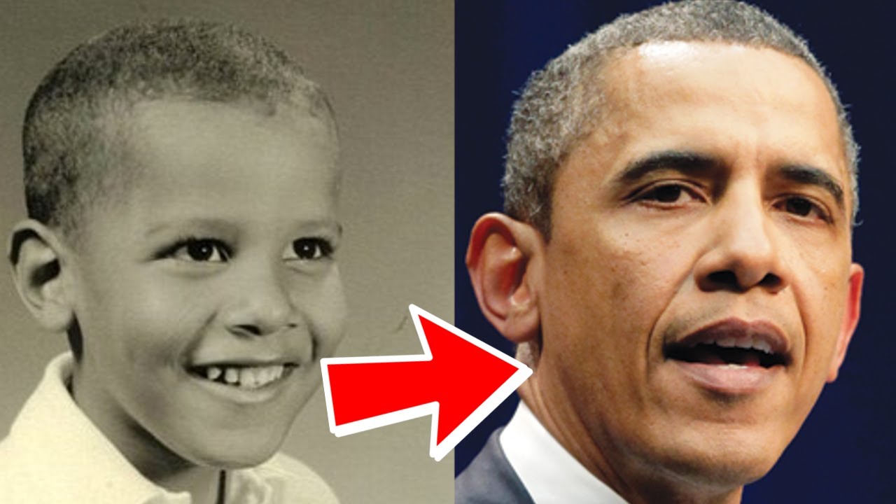 Barack Obama from 1 to 55 years old - YouTube