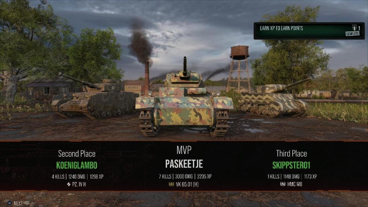 VK 65.01 (H), Ace Tanker (#261), 7 Kills, 3.5k damage combined (WOT ...