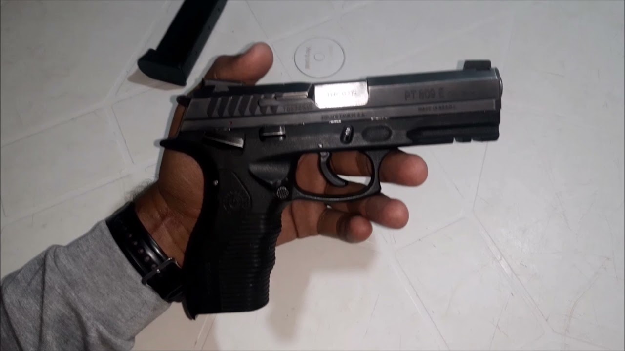 PISTOLA TAURUS PT 809 E - YouTube