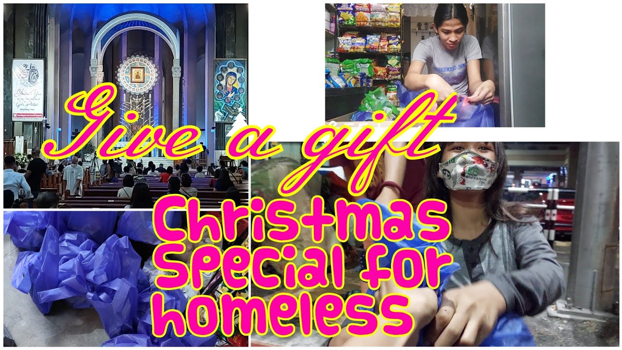 Give a Gift for Homeless | Merry Christmas - YouTube