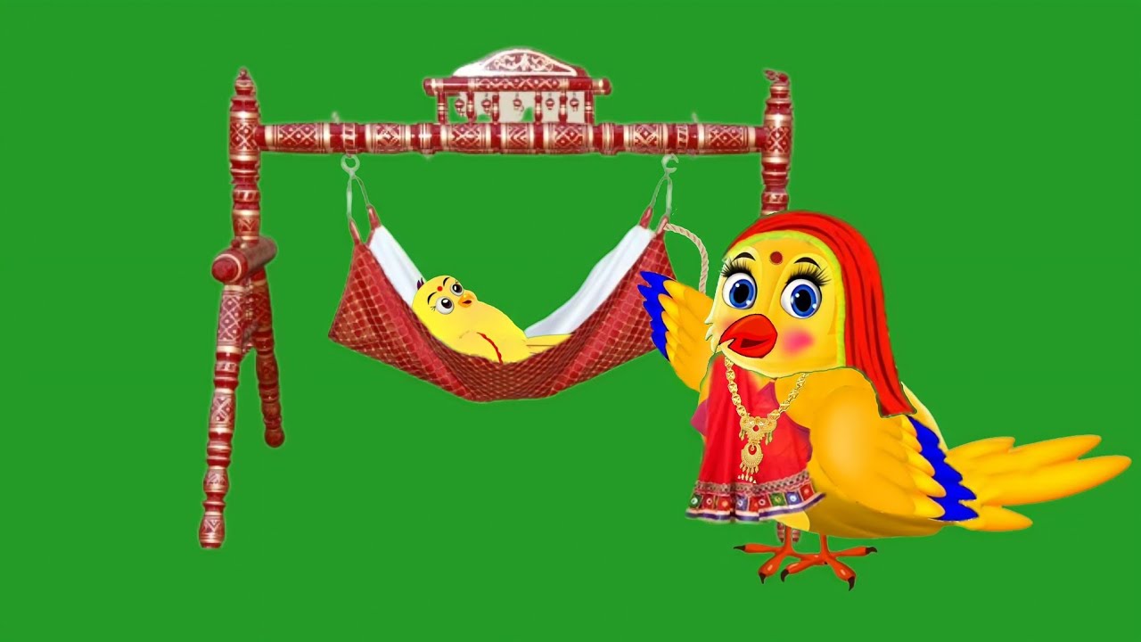 Tuni chidiya ek maa ki Mamta/tuni chidiya green screen/bird 🐦 cartoon ...