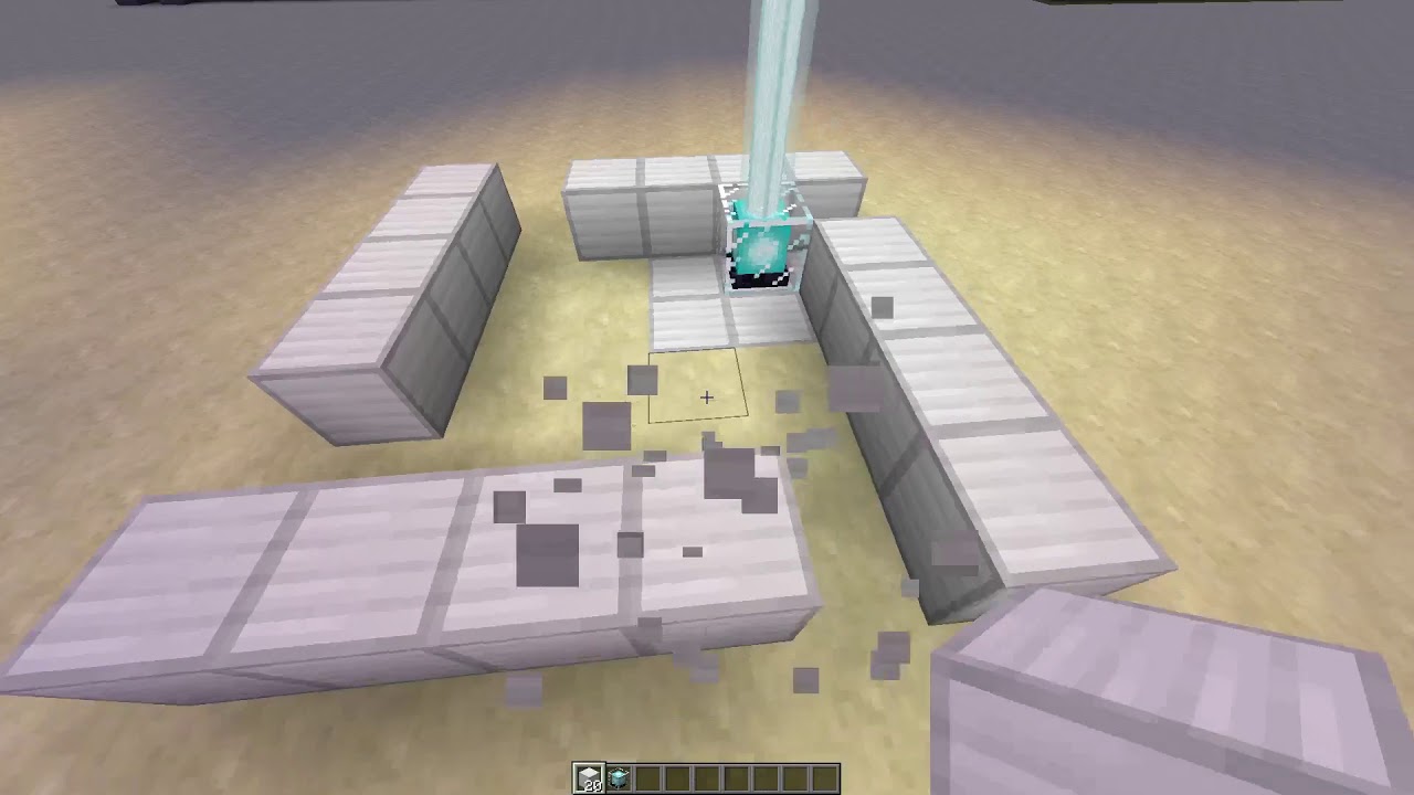 Minecraft | Rainbow Beacon Tutorial - YouTube