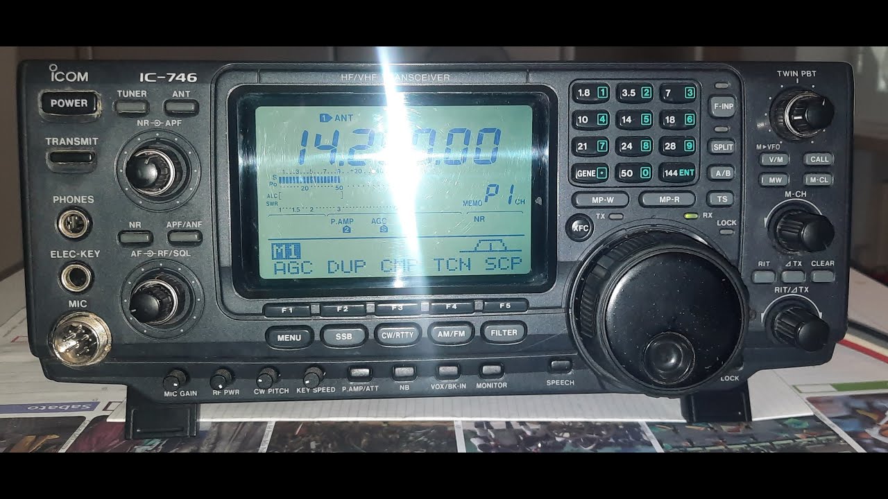 Icom IC746 Riparazione driver con transistor diversi - YouTube