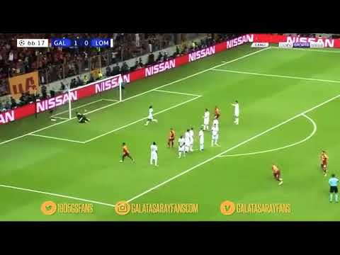 GALATASARAY 3-0 LOKOMOTİF MOSKOVA ŞAMPİYONLAR LİGİ GRUP MACİ EREN DERDİYOK UN MUHTEŞEM FİRİKİK GÖLÜ