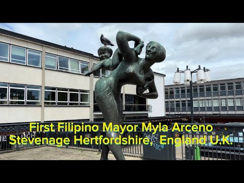 First Filipino Mayor Myla Arceno Stevenage Hertfordshire, England ...