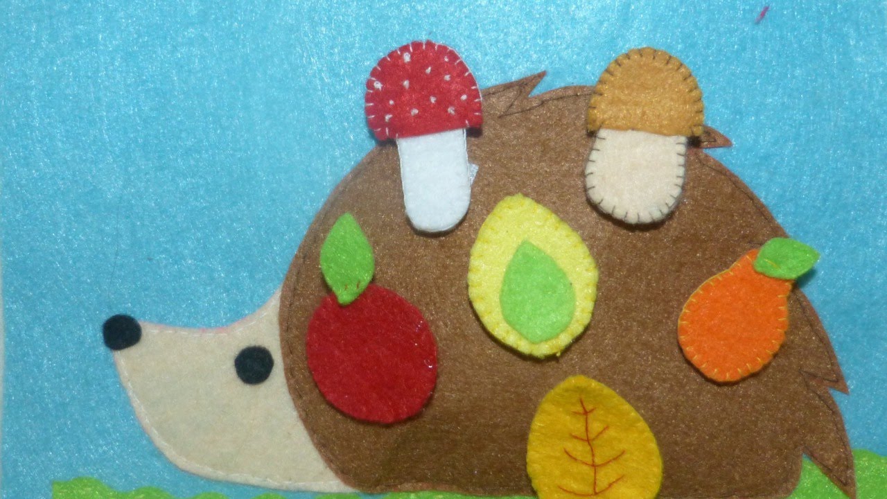 Make a Hedgehog Educational Book Page - DIY Crafts - Guidecentral - YouTube