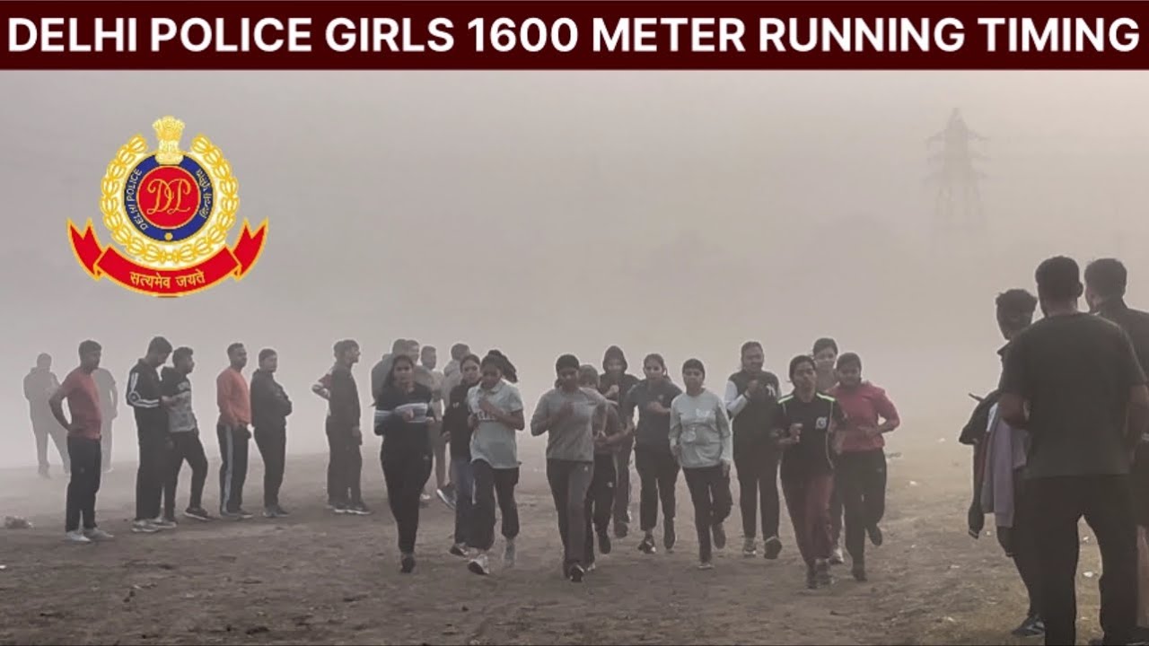 1600 meter girls running timing 🚨🚨 | delhi police constable girls ...