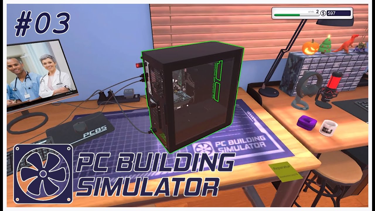 Let´s Play PC Building Simulator #03 | Ärger mit dem Doktor | PS4 - YouTube