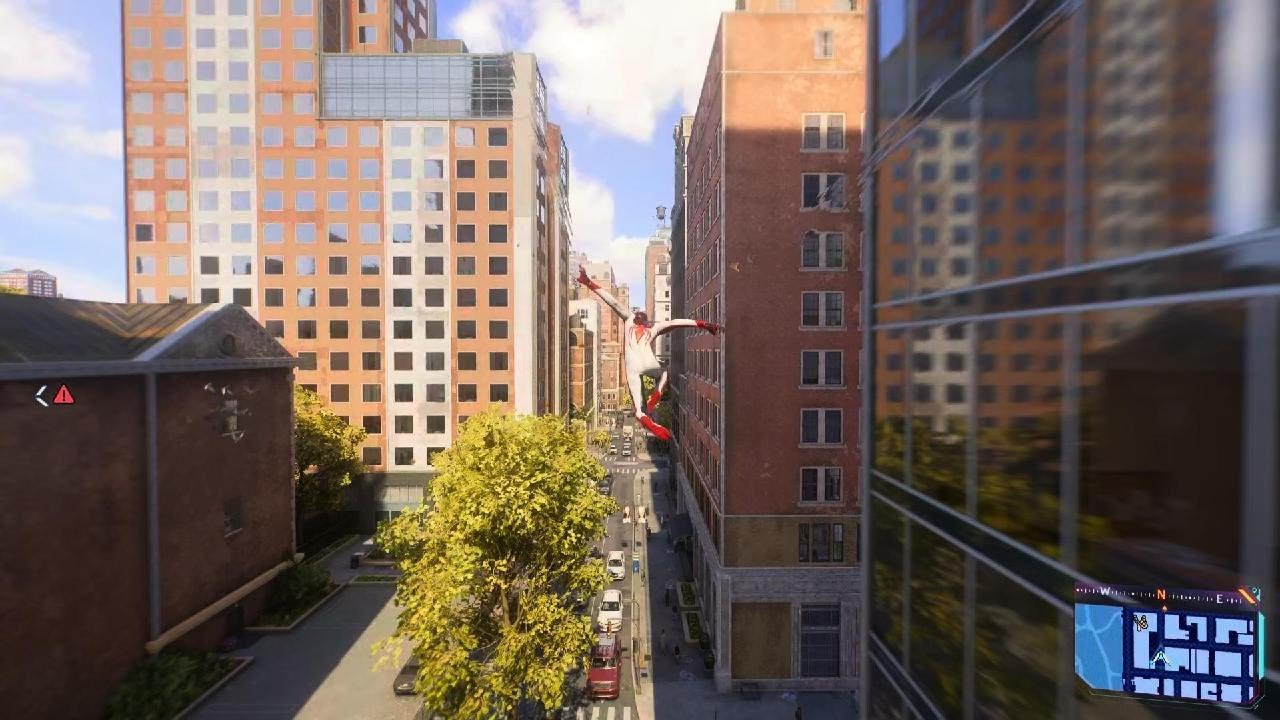 Generic Spider-Man 2 swinging footage for content creators - YouTube