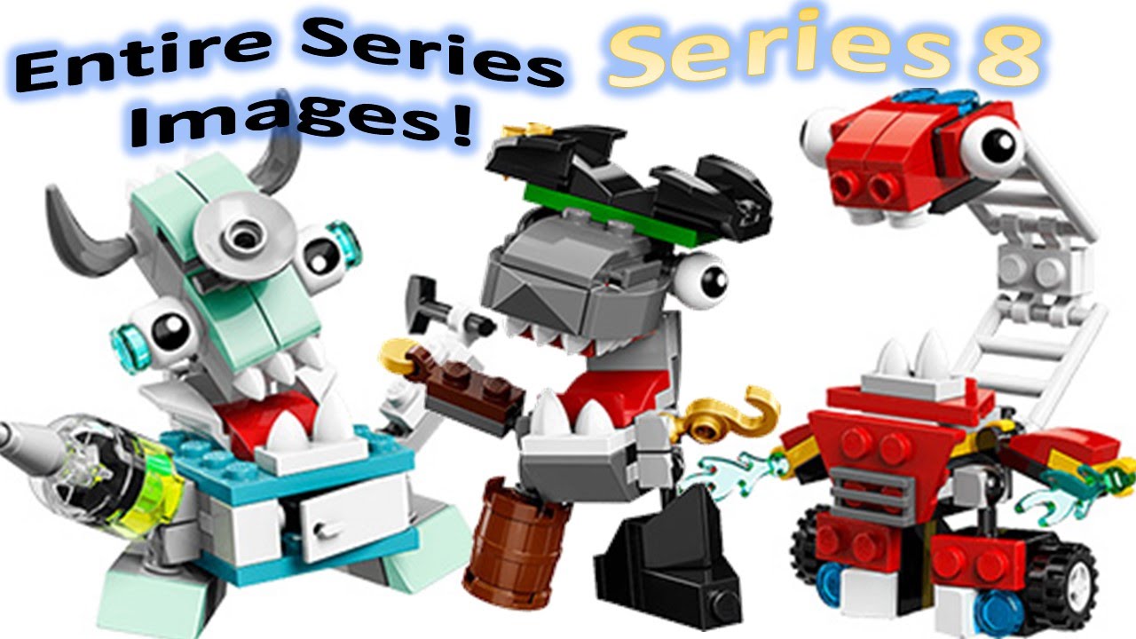 HD LEGO Mixels SERIES 8 IMAGES! Entire Series Clear! - YouTube