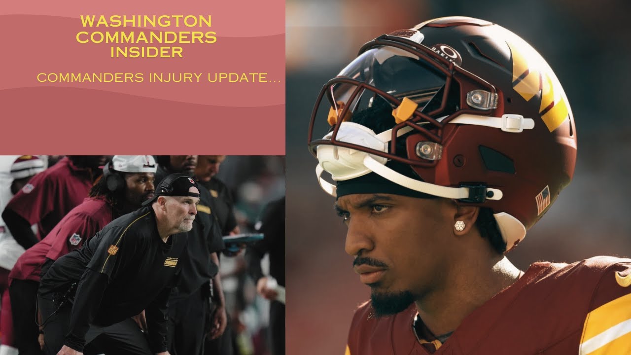MAJOR Injury update For Washington Commanders! - YouTube