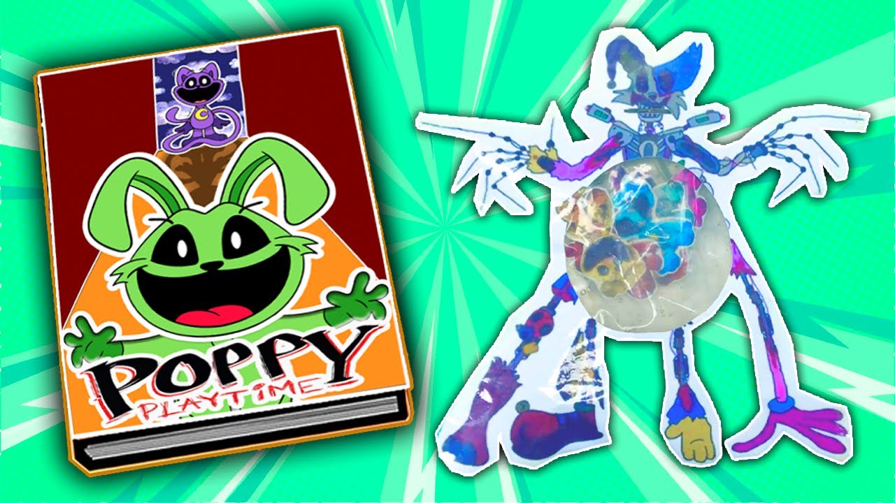 Making Poppy Playtime Chapter 3 Game Book🐱🐷（+Smiling Critters Squishy ...