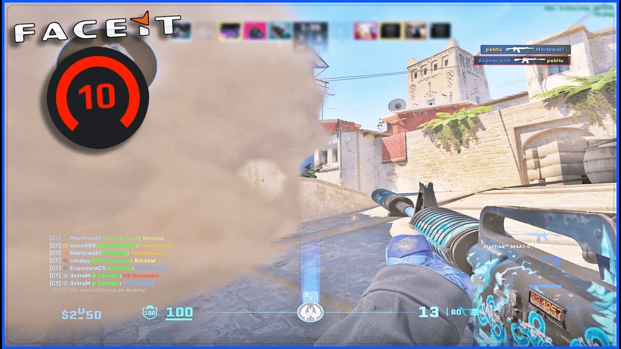 CS2 - Faceit 3500+ ELO, Faceit PUG - De_Mirage - FACEİT GAMEPLAY! - YouTube