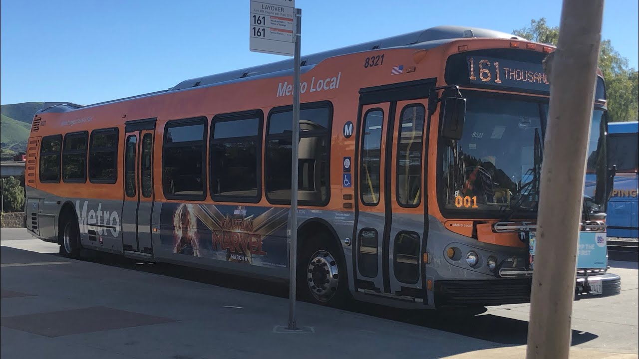 LACMTA 2009 NABI Metro 45C CNG #8321 - YouTube