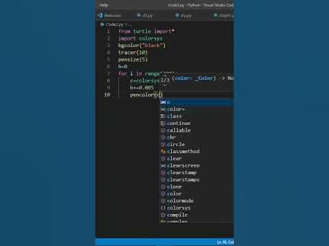 Python tutorial #python #programming #tutorial #logo #shorts #new #graphicdesign #drawing #viral ...
