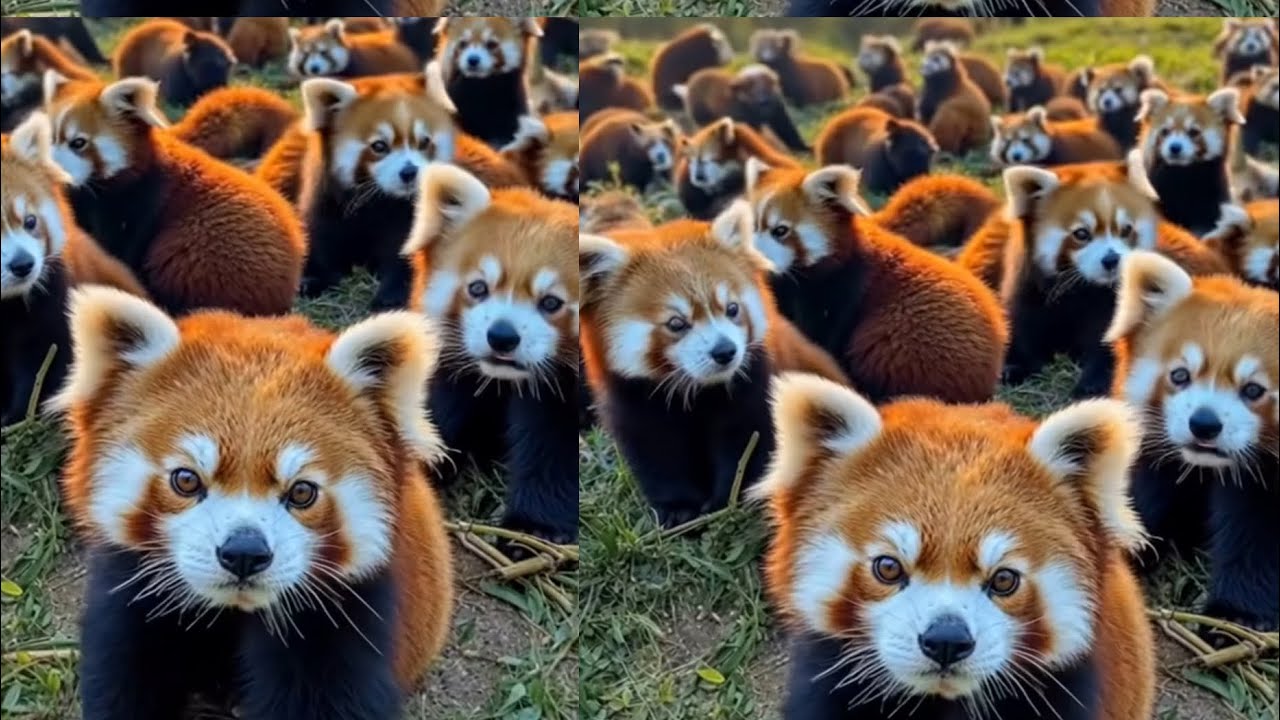 Funny red panda videos | Try not to laugh or smile | Adorable Red Panda ...