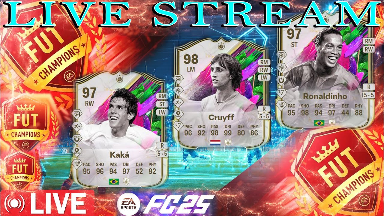 🔴 FC 25 ULTIMATE TEAM FUT CHAMPIONS LIVE! WITH META FORMATION😱🔥 - YouTube