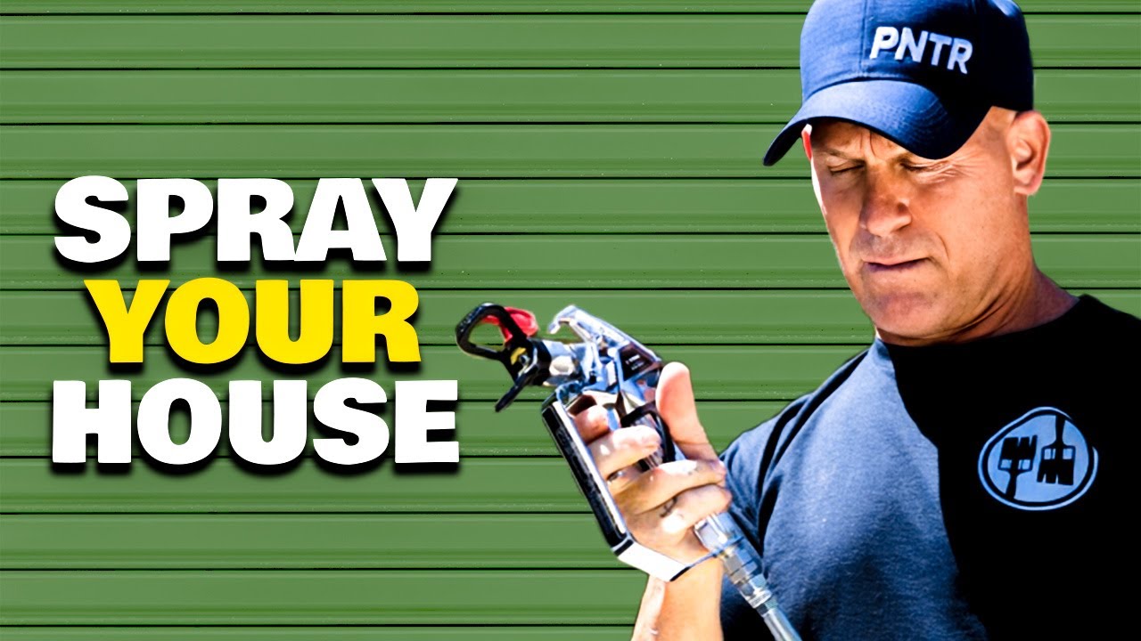 How to spray your house with an airless sprayer. Graco Airless Sprayer ...