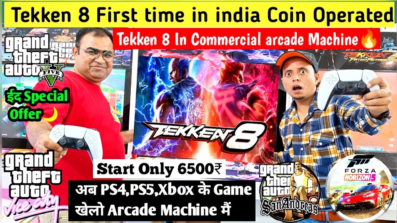 Tekken 8 First time in india Coin Operated PS4 PS5 Xbox Game खेलो अब ...