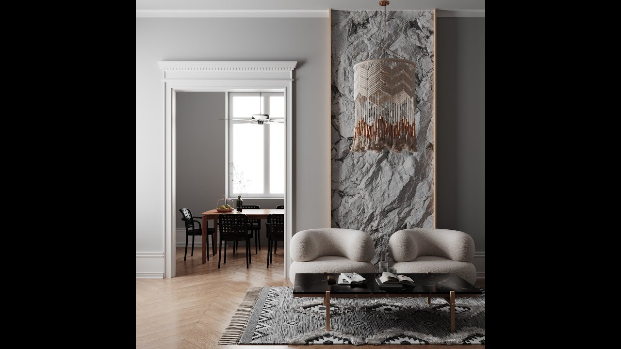 Interior Scene - 3DMax + Corona Render - YouTube