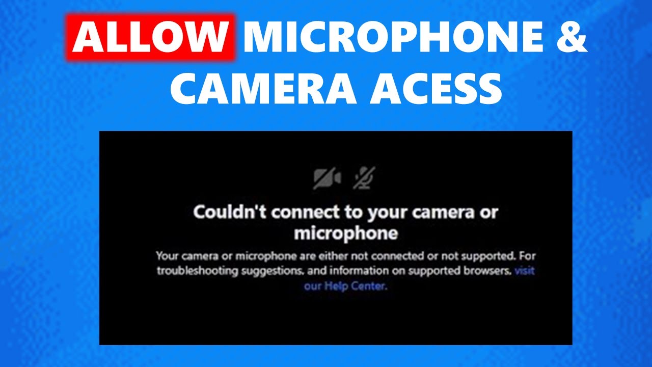 How to Fix You Haven't Allowed Facebook Access to Your Camera and ...