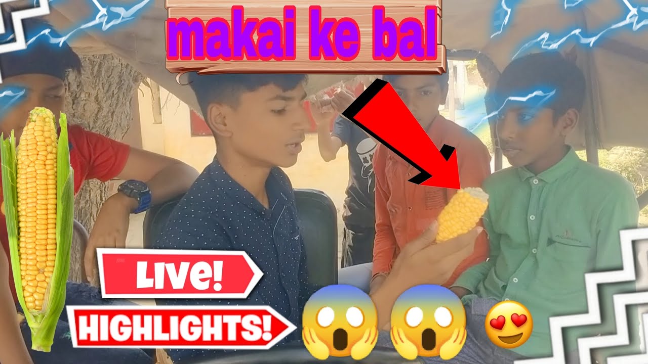 makai ke bal / Sameer and Farhan vines/ mani meraj vines/ tiwari dost 😱😱 - YouTube