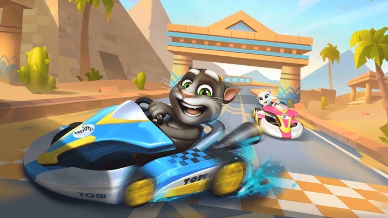 Talking Tom Karting Android Gameplay Ep 1 - YouTube