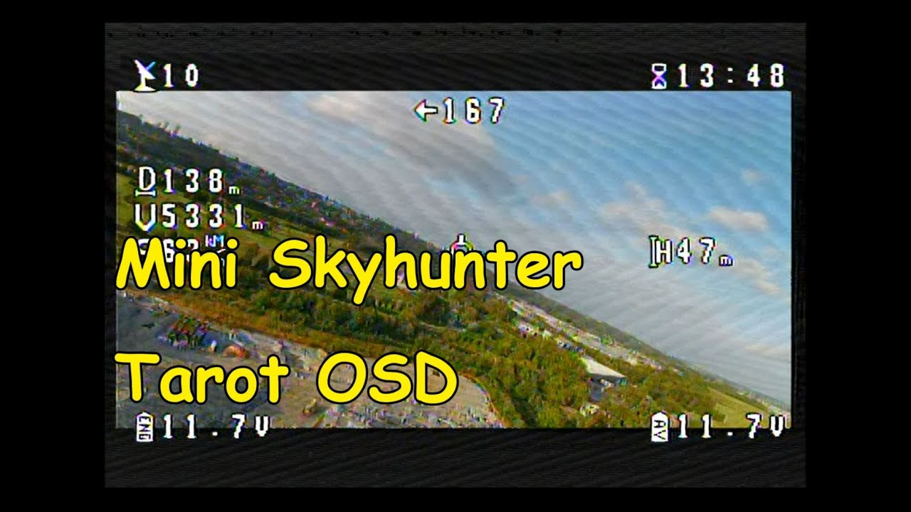 Mini Skyhunter w/Tarot OSD - YouTube