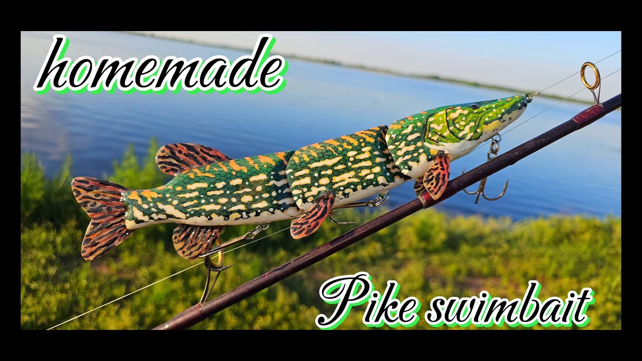 Homemade pike lure - YouTube