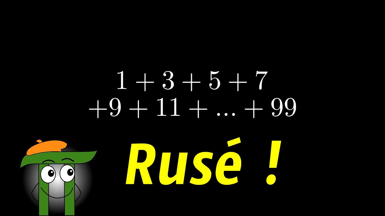Découvre une ASTUCE de math pour calculer cette somme. - YouTube