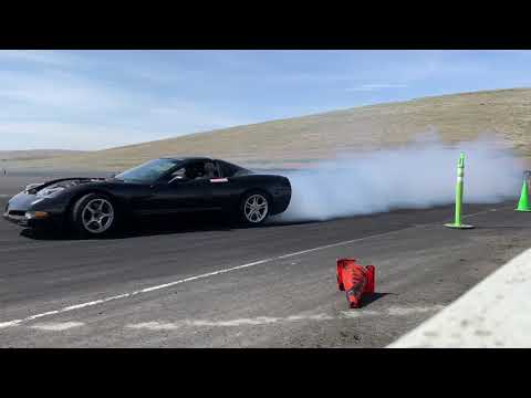 First time drifting the c5 corvette