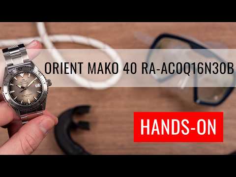 HANDS-ON: Orient Sports Mako 40 Automatic RA-AC0Q16N30B