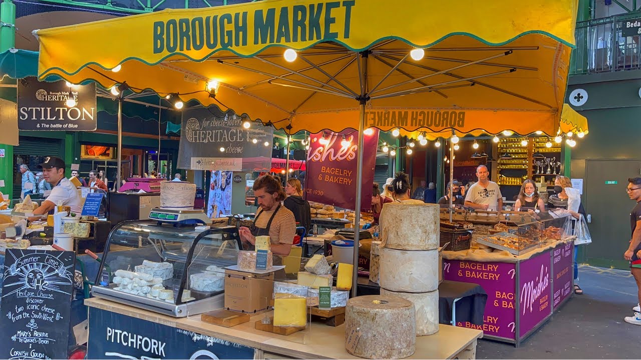 BOROUGH Market | London Street Food | City of London | London Walk ...