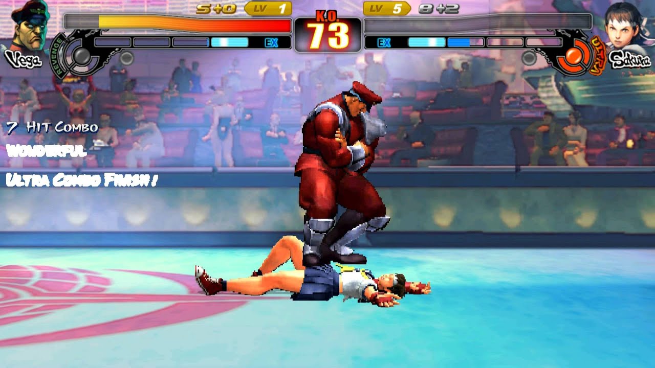 STREET FIGHTER 4 ARENA - VEGA play - YouTube