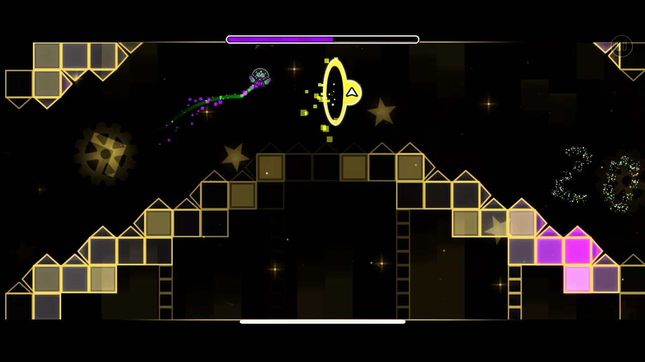 Geometry Dash daily level Blazing Fireworks Happy New years! - YouTube