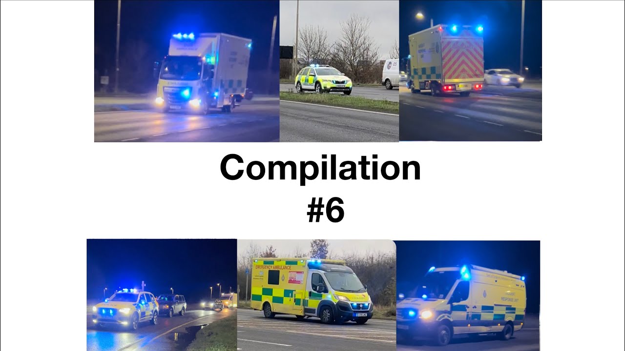Emergency Vehicles Responding Compilation #6 - YouTube