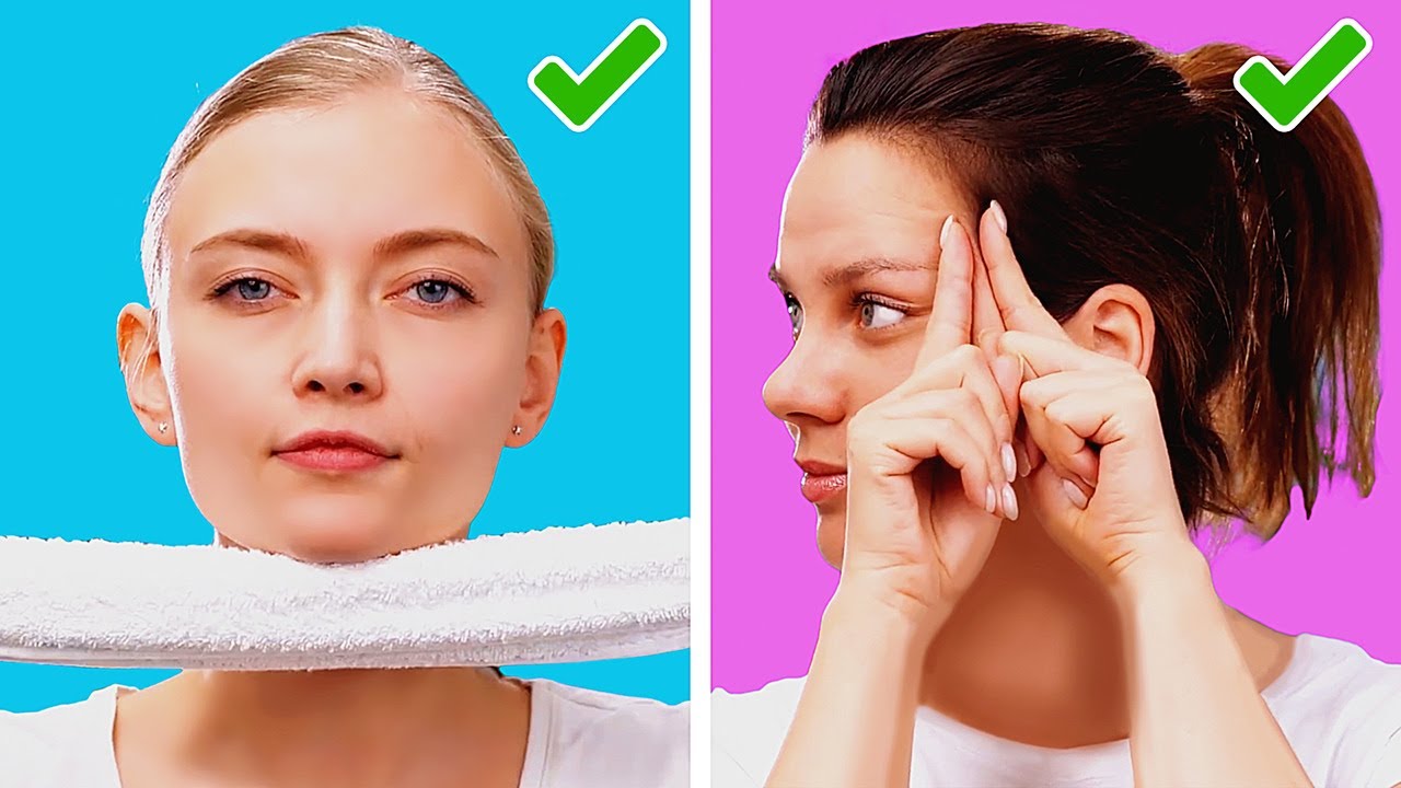 46 SIMPLE FACIAL REJUVENATION EXERCISES - YouTube