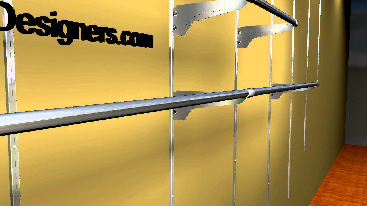 Round Clothes Rail 1 Inch Diameter.avi - YouTube